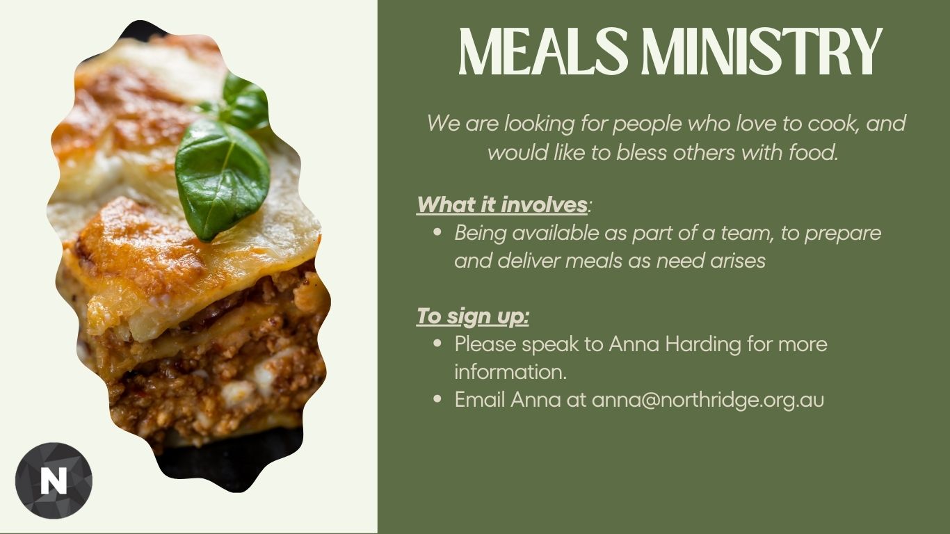 Meals Ministry — Northridge Vineyard Church